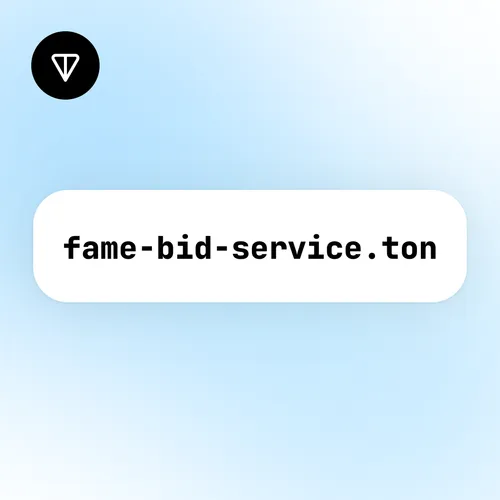 TON Explorer: fame-bid-service.ton